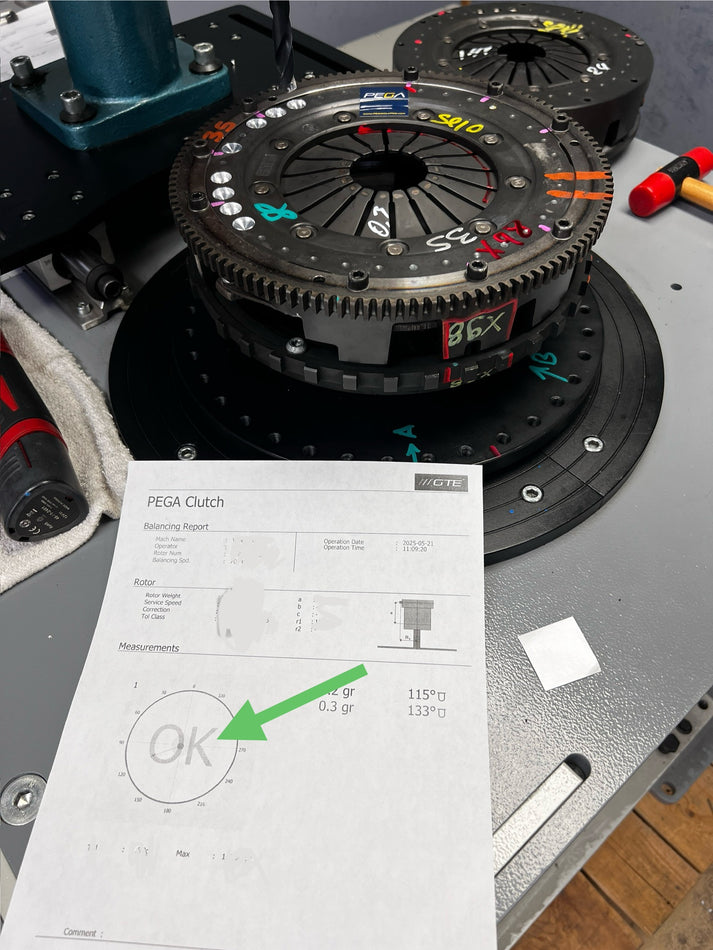 Balancing for Clutch Pressure Plate and/or with Flywheel (M2Type) – GTE ...
